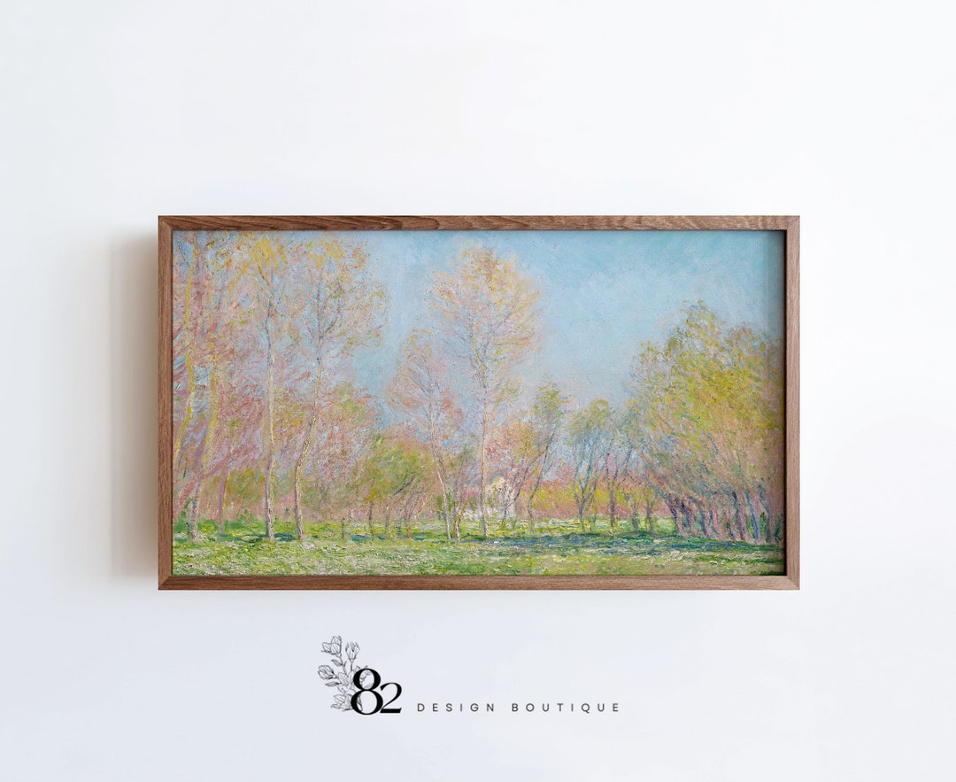 Spring Scene Frame TV Art | Vintage Frame TV Art | Samsung Frame TV Art ...
