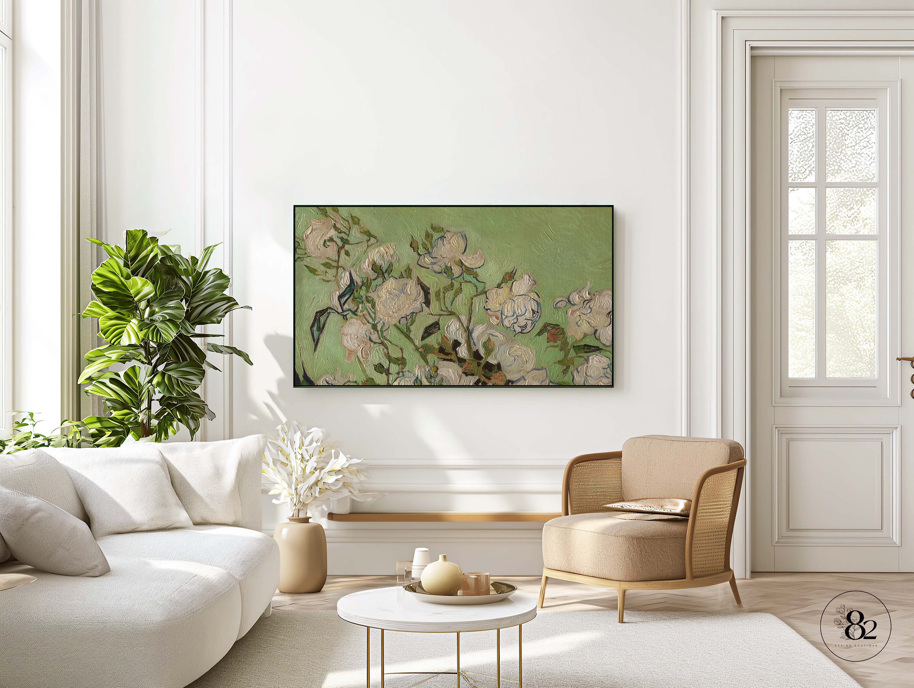 Samsung Frame TV Art Set | Vintage Frame TV Art | Muted Tonal Frame TV ...