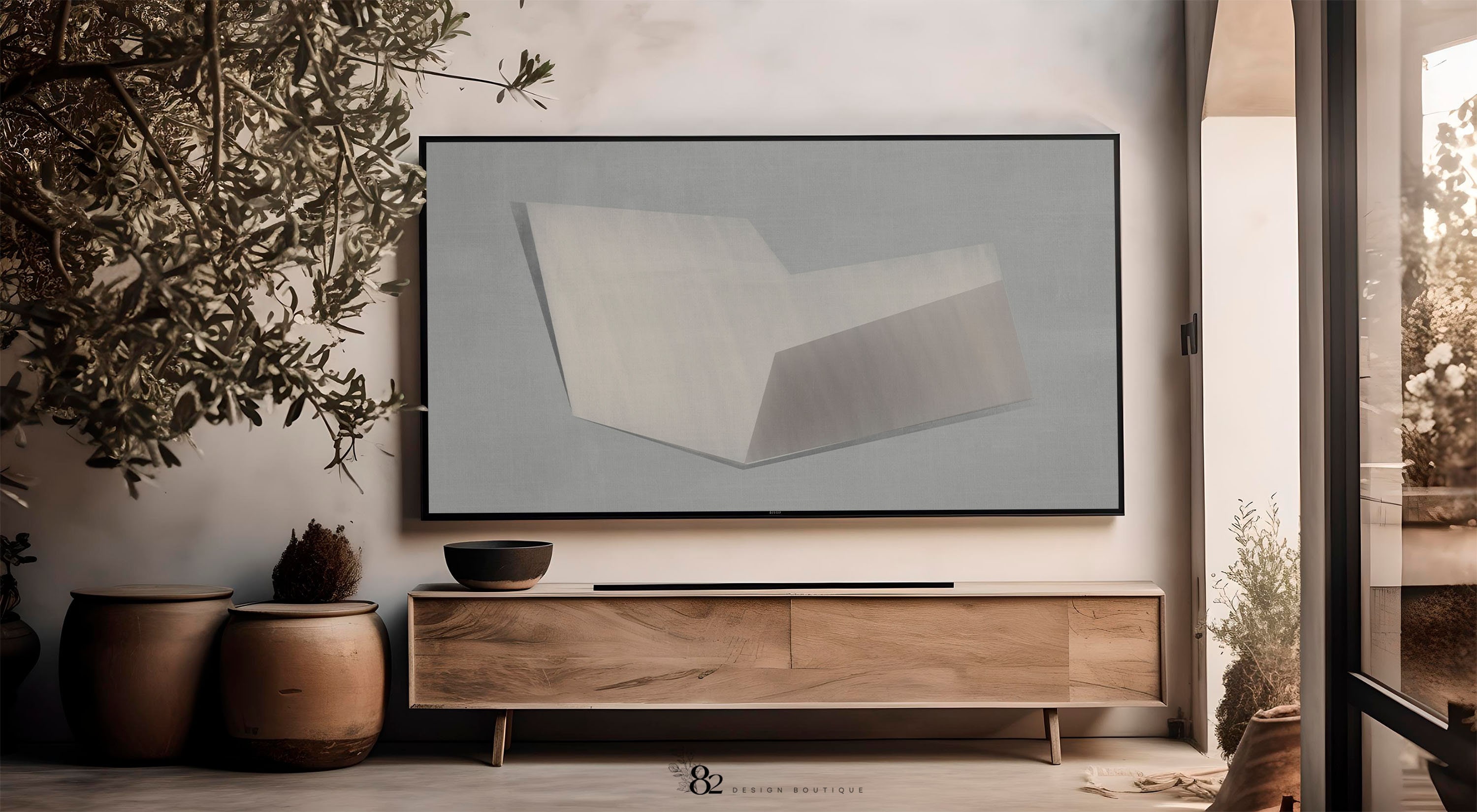 Contemporary Samsung Frame TV Art | Abstract Modern Frame TV Art ...