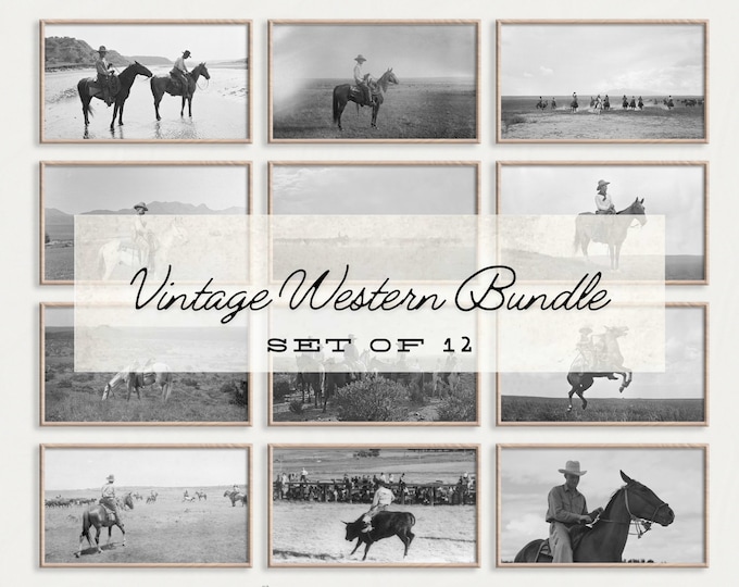 Western Frame TV Art | Vintage Cowboy Frame TV Art | Vintage Western ...