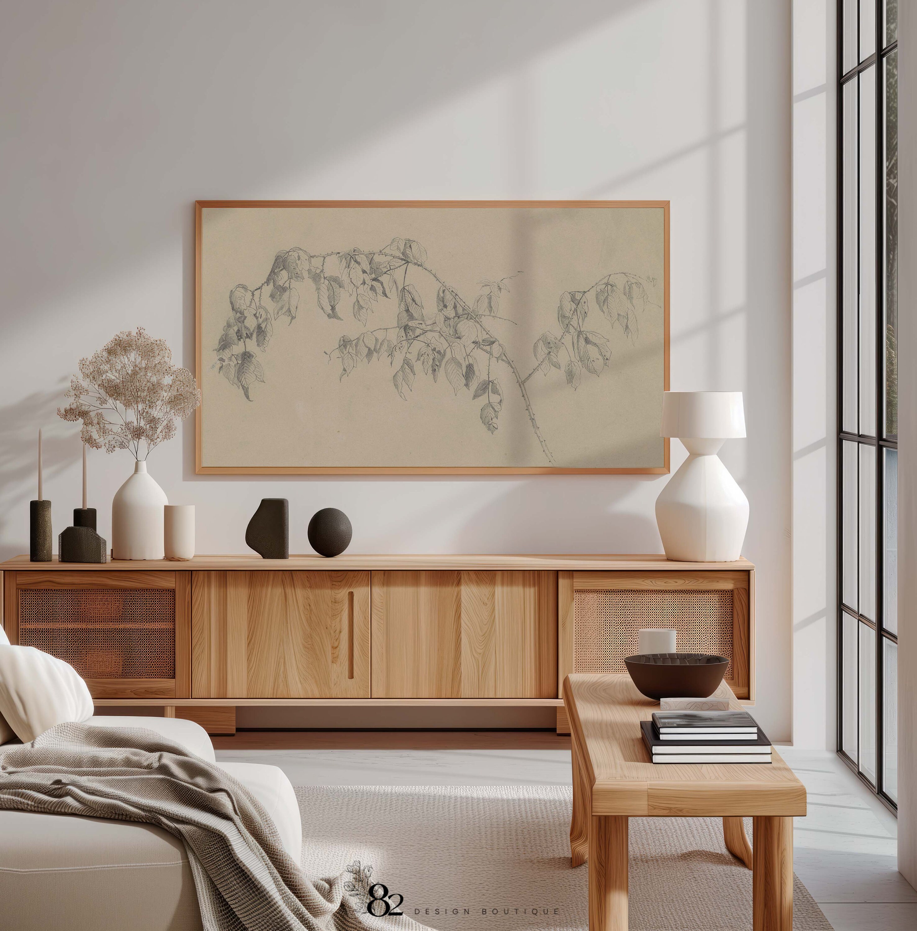 Samsung Frame TV Art Set | Vintage Frame TV Art | Muted Tonal Frame TV ...