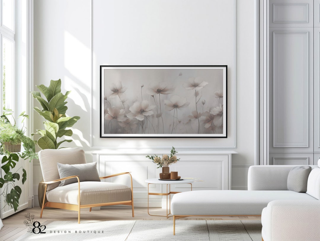 Samsung Frame TV Art Set | Vintage Frame TV Art | Muted Tonal Frame TV ...
