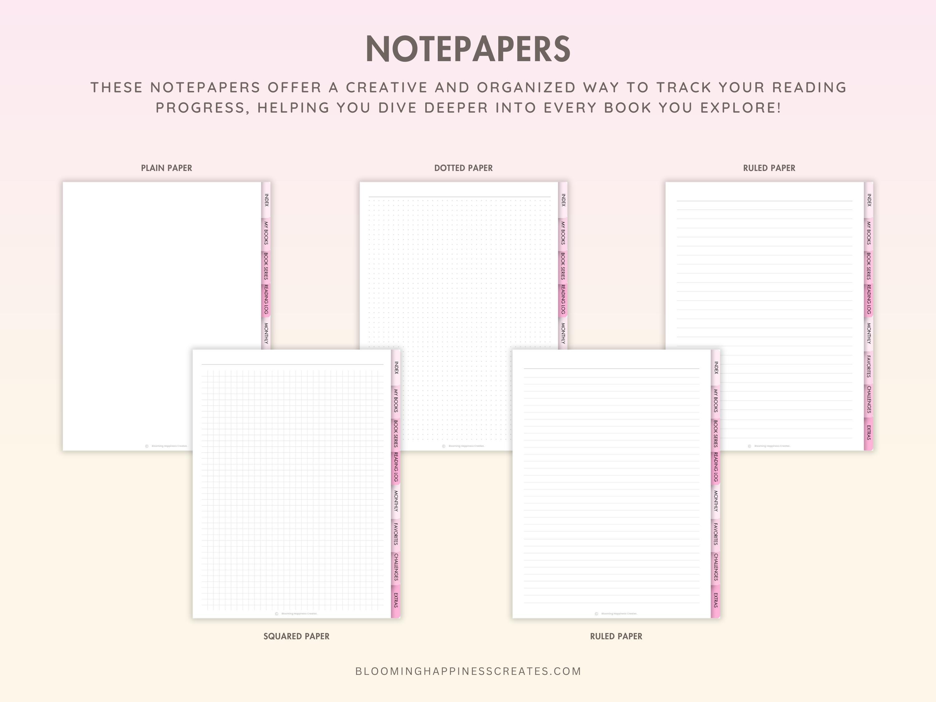 Ultimate Digital Reading Journal , Digital Reading Journal , Book ...