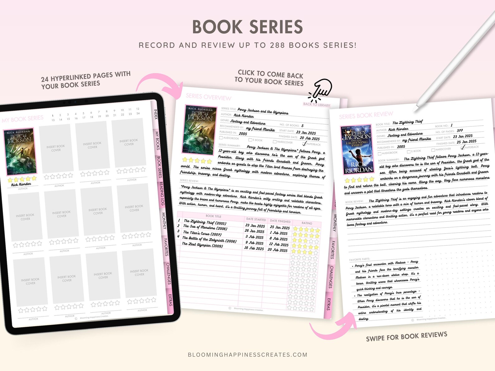 Ultimate Digital Reading Journal , Digital Reading Journal , Book ...