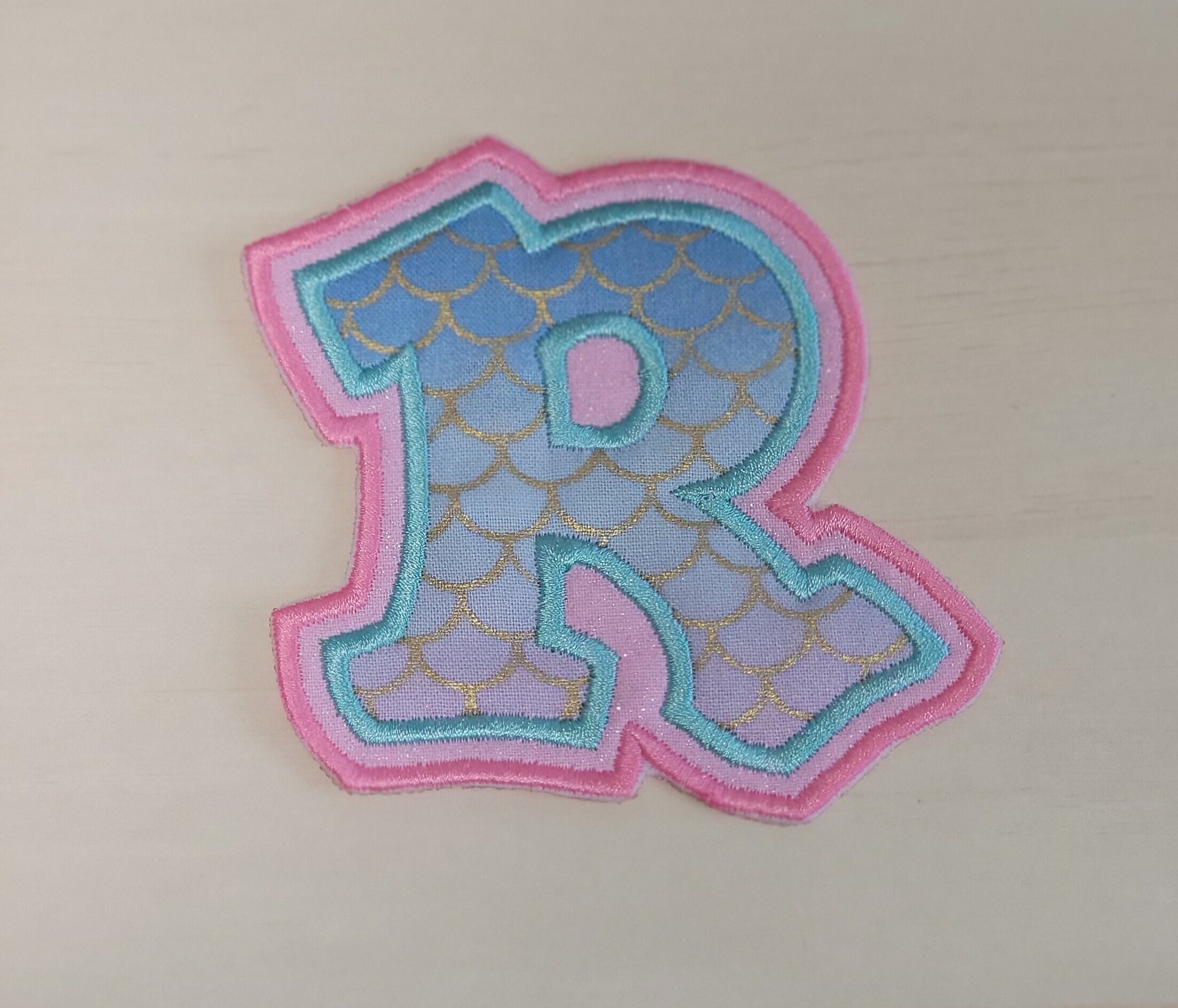 Monogrammed Letter R Iron on Embroidered Applique Patch - Etsy