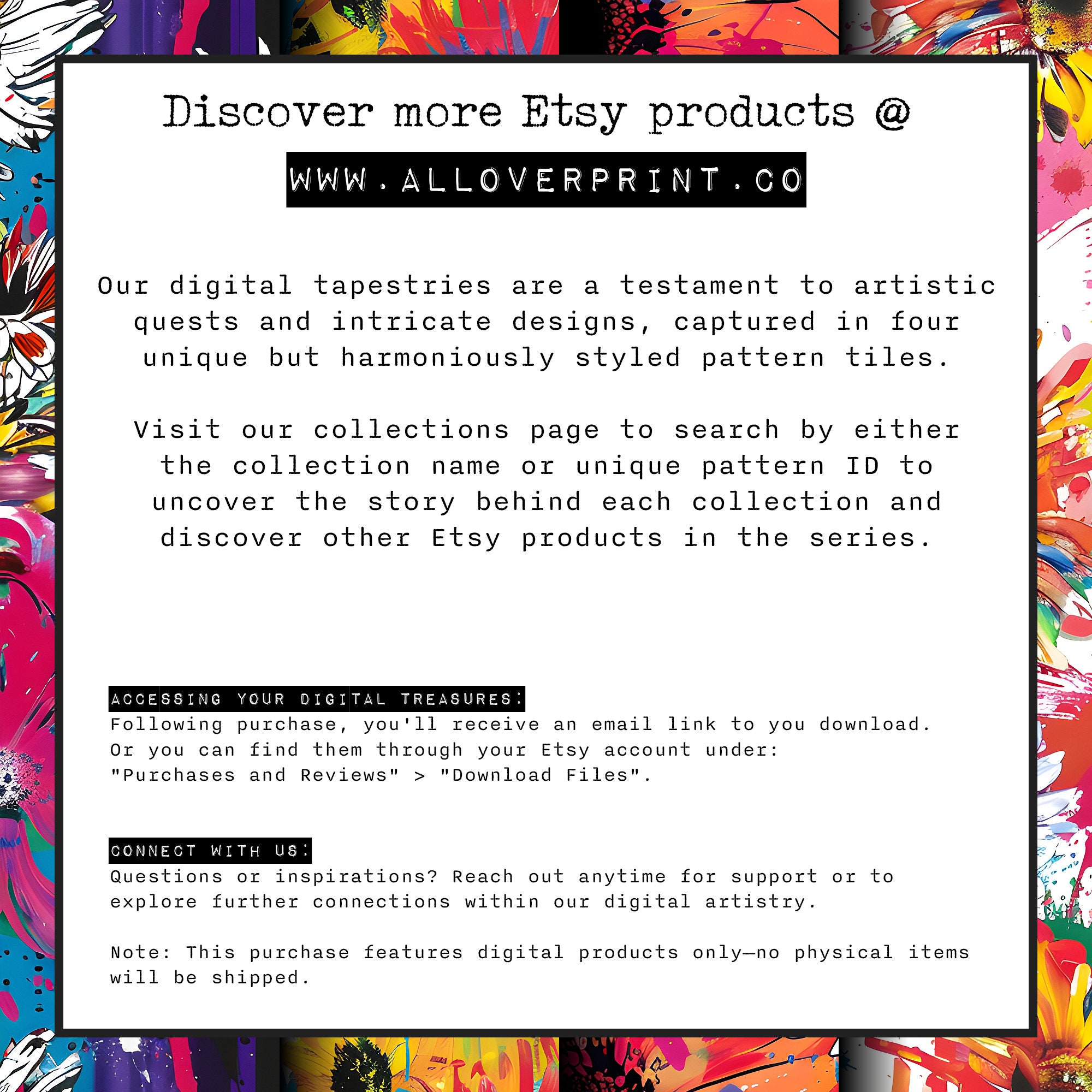 Contemporary Gerbera Daisy Seamless Pattern Digital Paper Pack Bundle ...