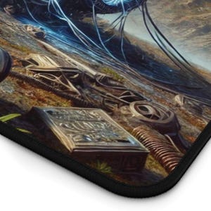 Broken Time Machine Desk Mat, Gamers Gifts, Sci-fi Decor, Desk ...