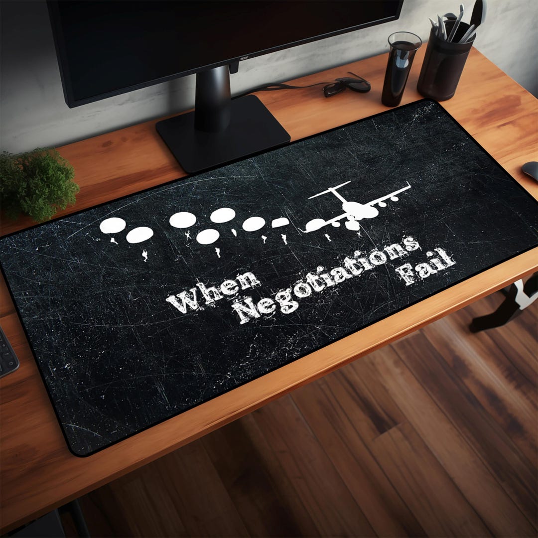 Military Desk Mat, Airborne Mouse Pad, Army Gift - Etsy