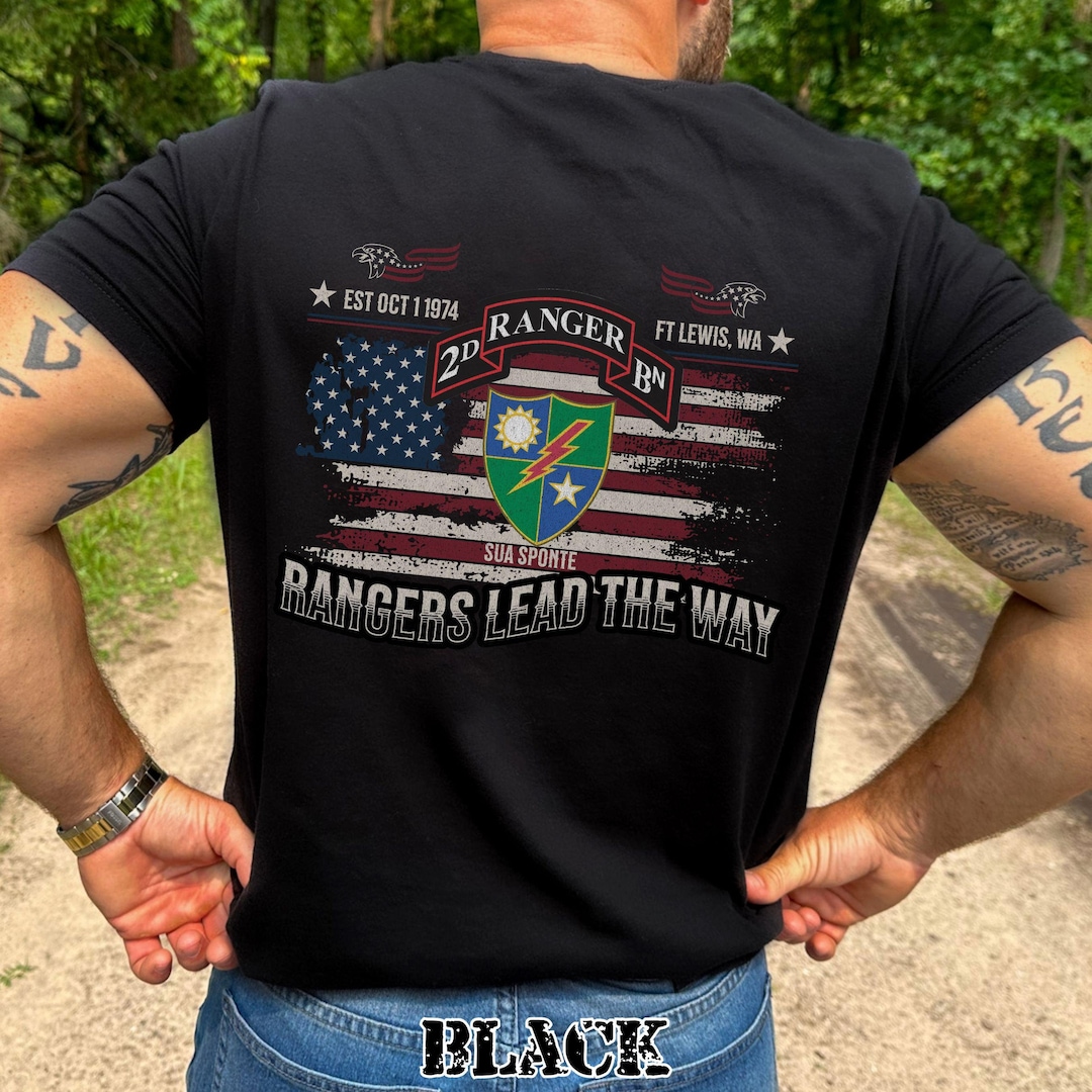 Ranger Battalion Shirt - Battalion Scroll Only (no Ranger Tab) - Etsy