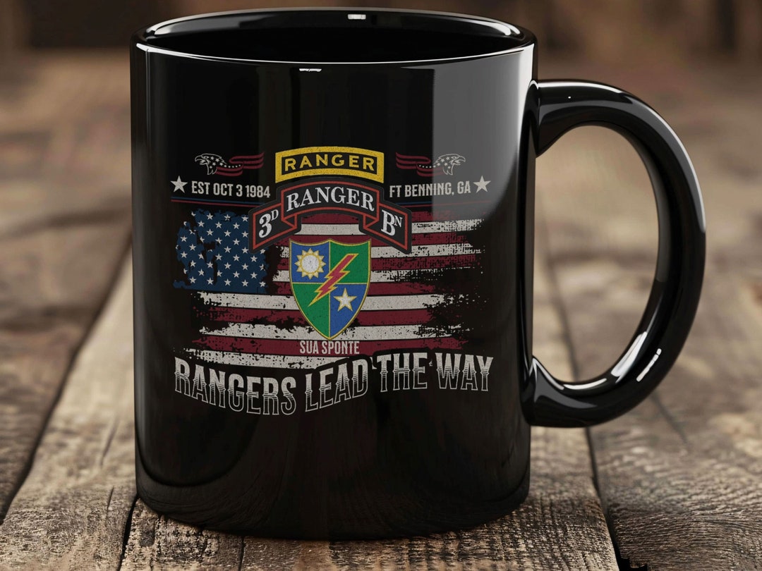 Rangers Lead the Way Coffee Mug, Military Gifts, 75th Ranger Regiment ...
