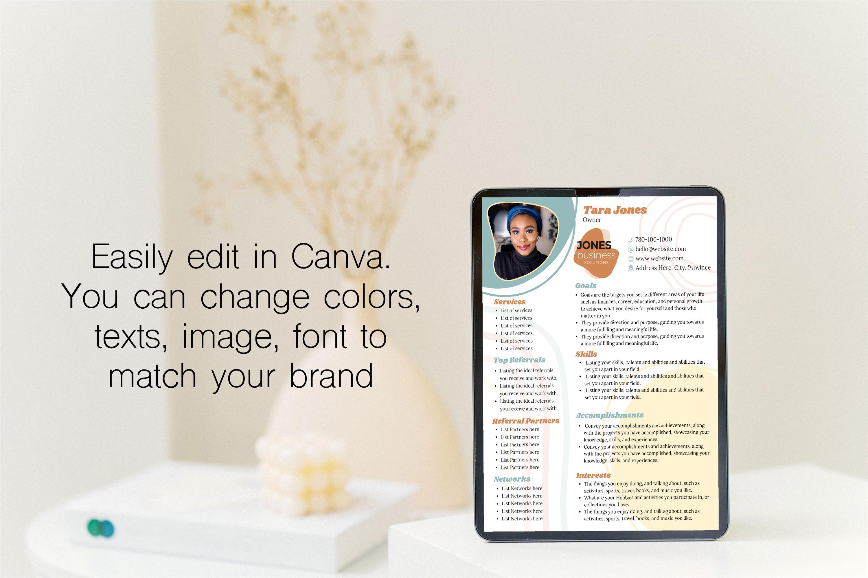 Business Networking Canva Template: Referral Marketing Design (1 Page ...