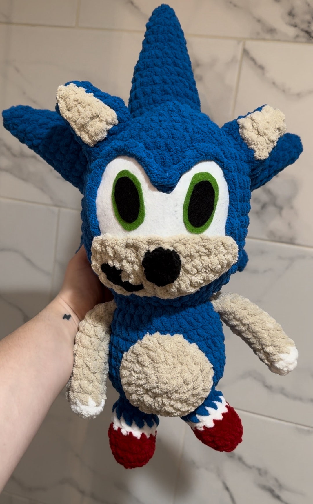 Sonic the Hedgehog Crochet Plushie - Etsy