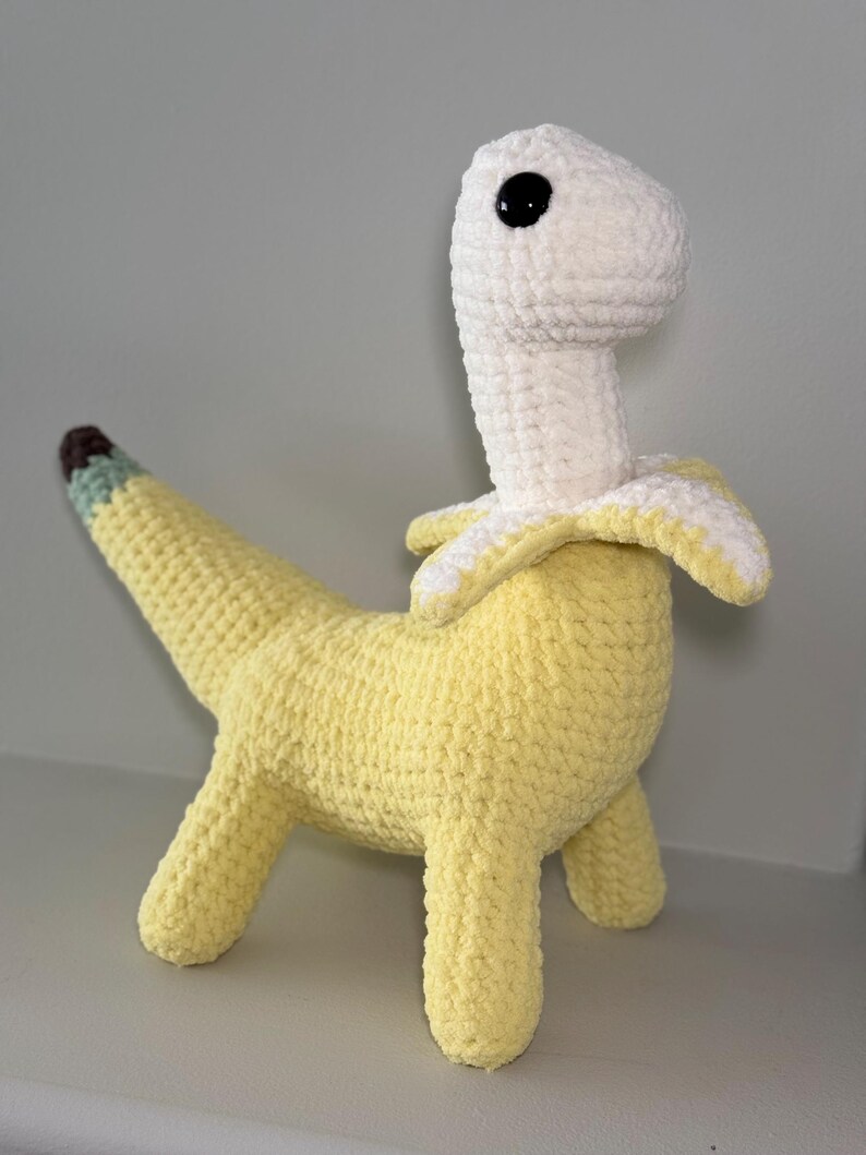 Bananasaurus Crochet Plushie (large - 1’5’’) - Etsy