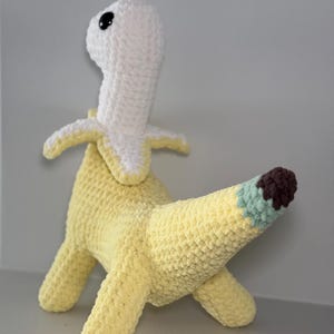 Bananasaurus Crochet Plushie (large - 1’5’’) - Etsy