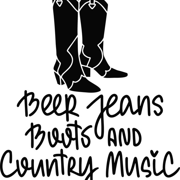 Country Music Decal - Etsy