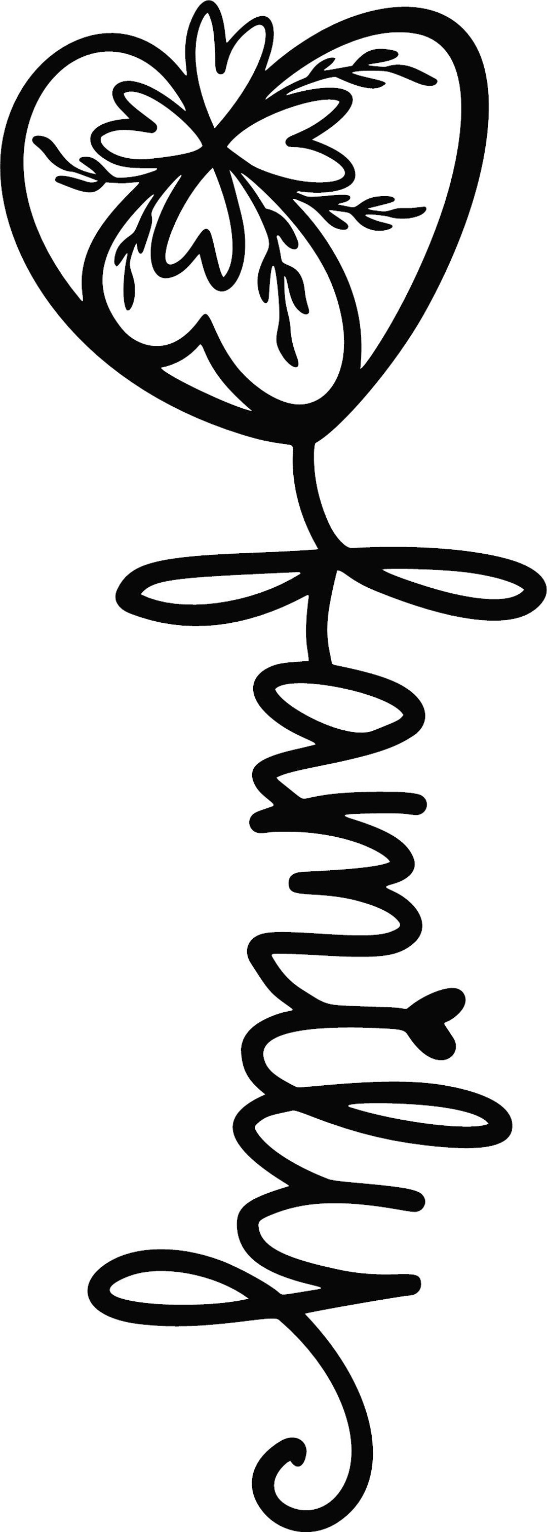 Custom Family Decal Family Vinyl Decal Family Wall Decor - Etsy