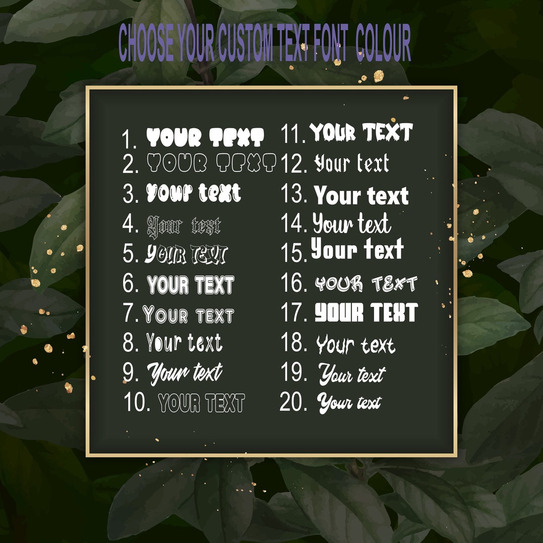 28cm Custom Name Word Text Vinyl Decal Sticker Personalized Lunch Box ...