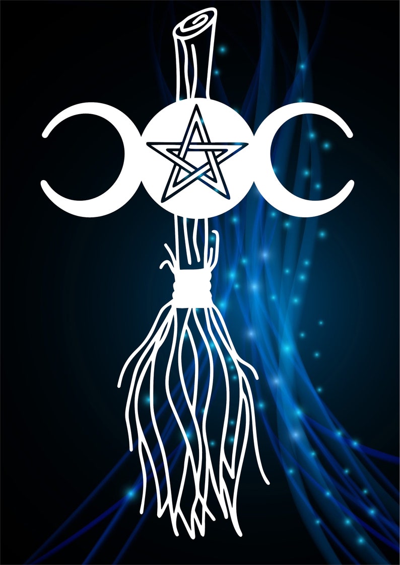 Wicca Vinyl Decal Pagan Magic Sticker Wiccan Art - Etsy Australia