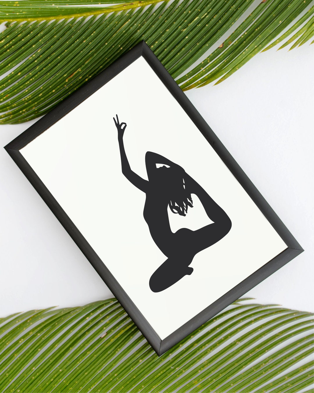 Yoga Girl Vinyl Decal Yoga-inspired Car Female Yogi Sticker Yoga ...