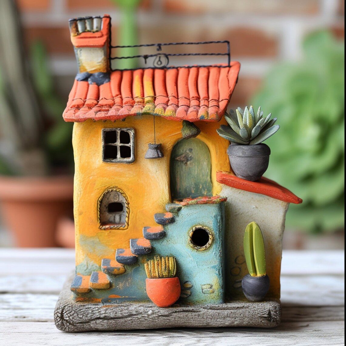 Clay Miniature Boat Houses for Nautical Nods - Etsy