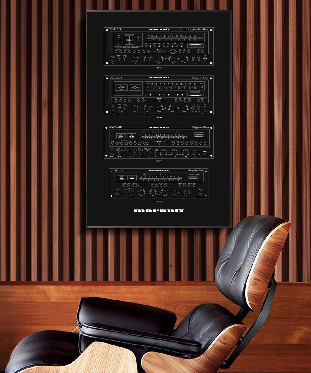 Marantz Series Era Vintage Audio Poster, Vintage 70s Poster, Vintage ...