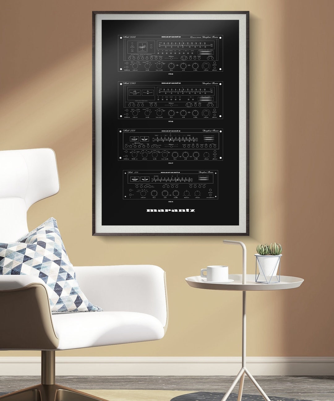 Marantz Series Era Vintage Audio Poster, Vintage 70s Poster, Vintage ...