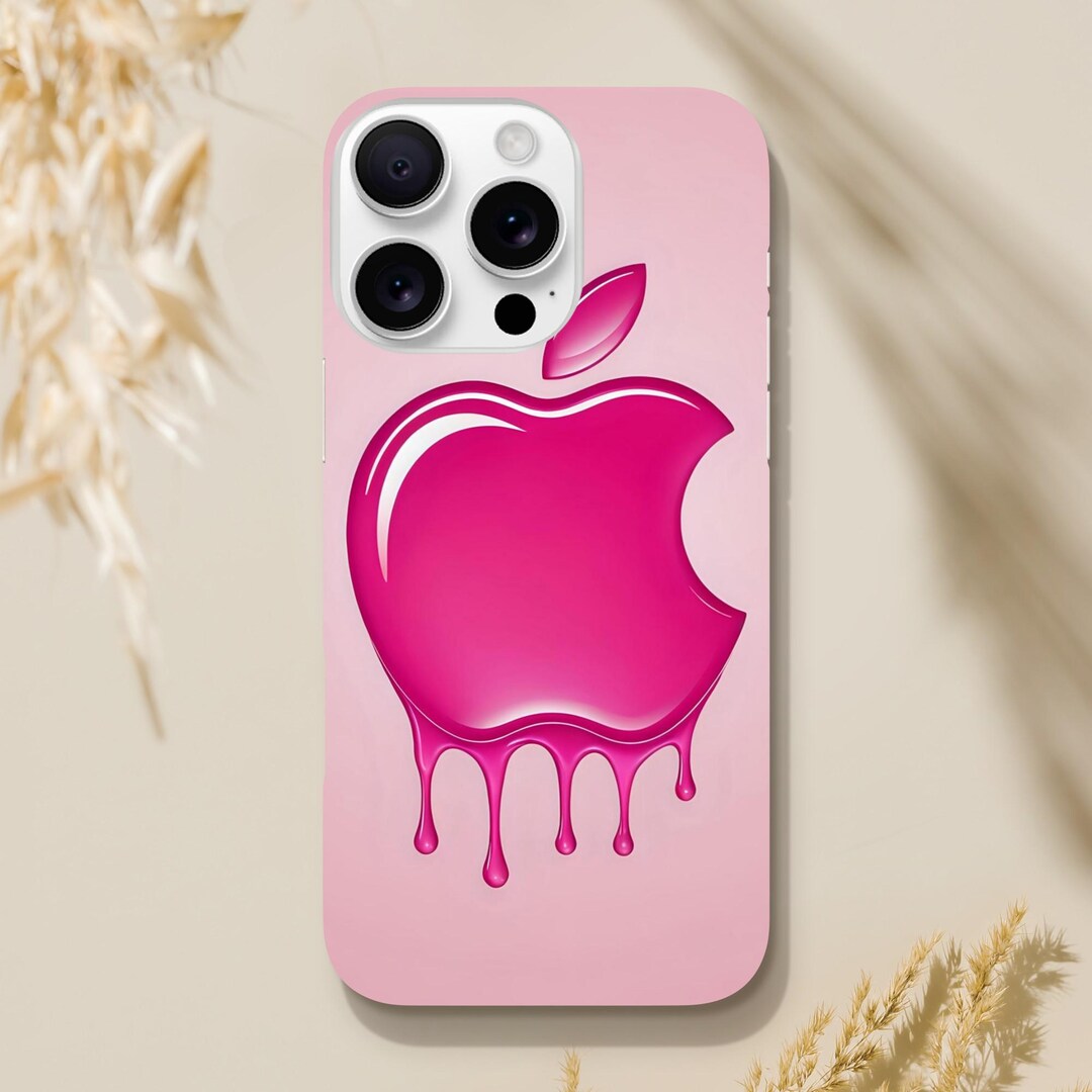 Pink Apple Slim Case - Etsy