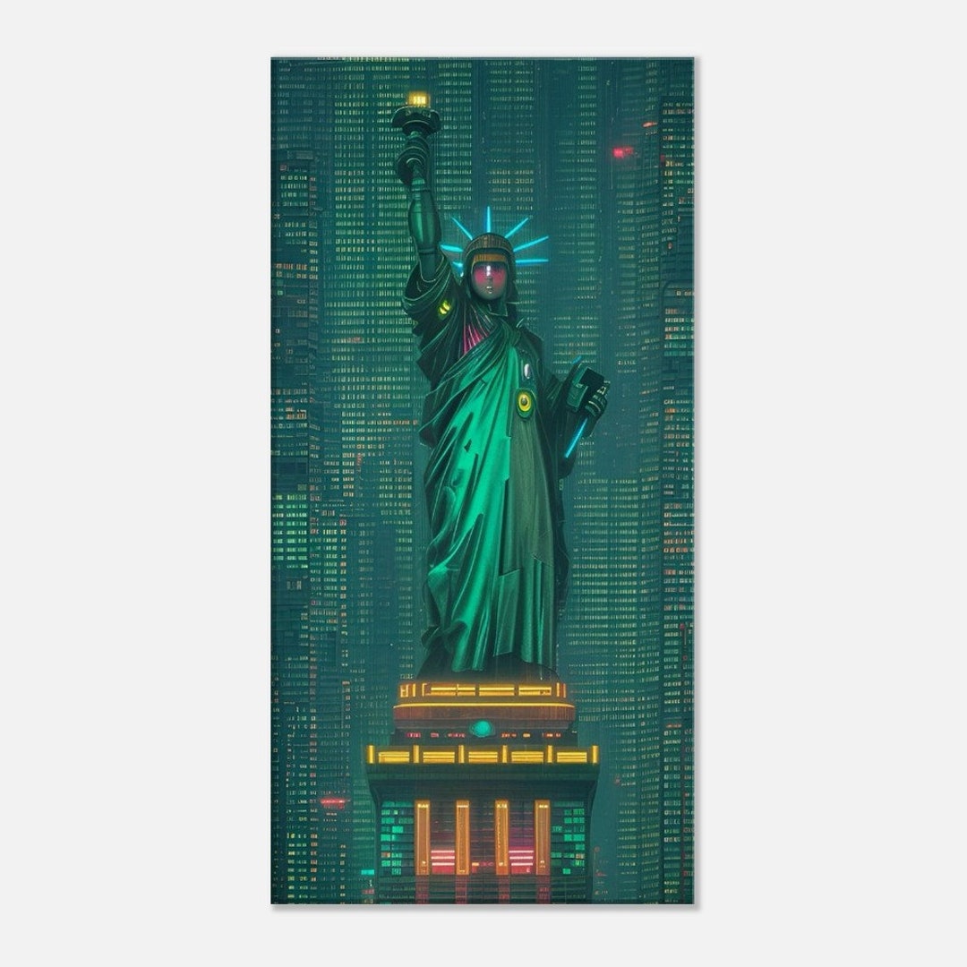 Statue of Liberty Canvas Print - Etsy