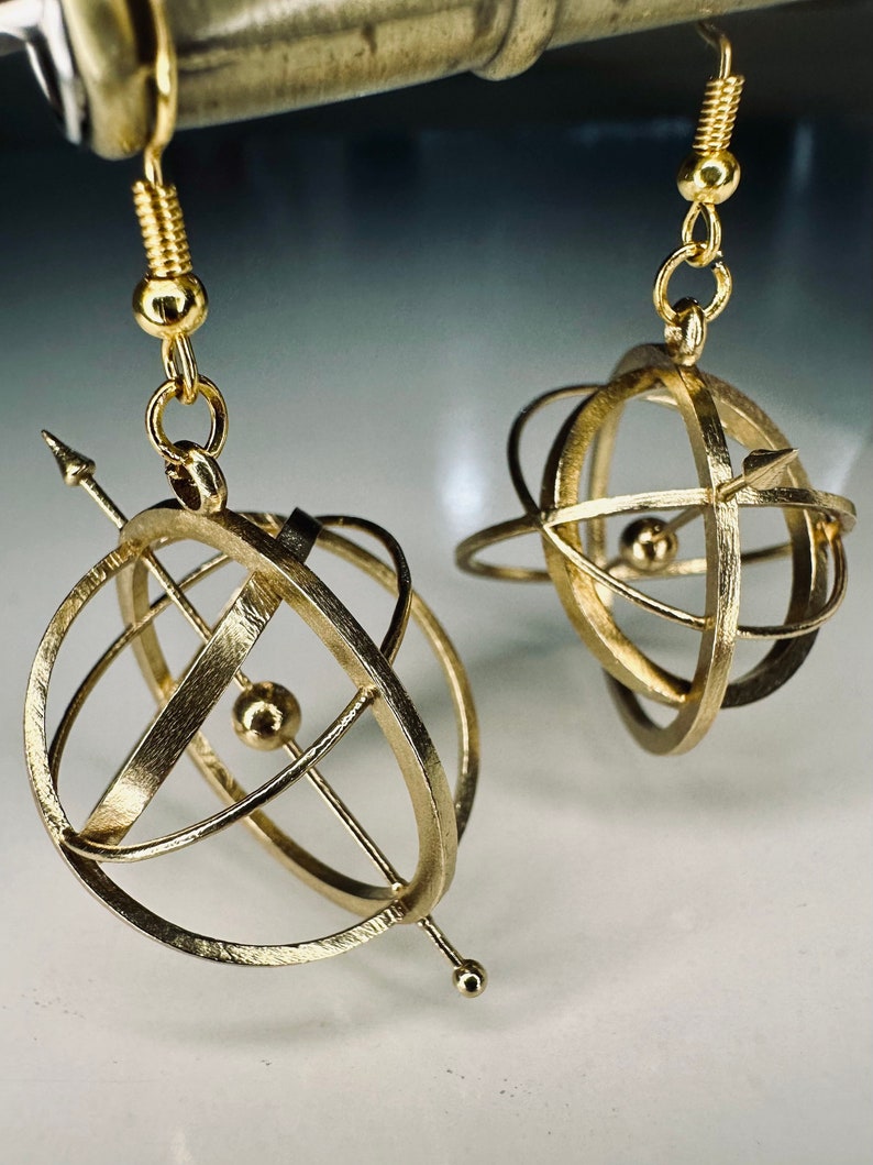 Steampunk Orb Earrings - Etsy