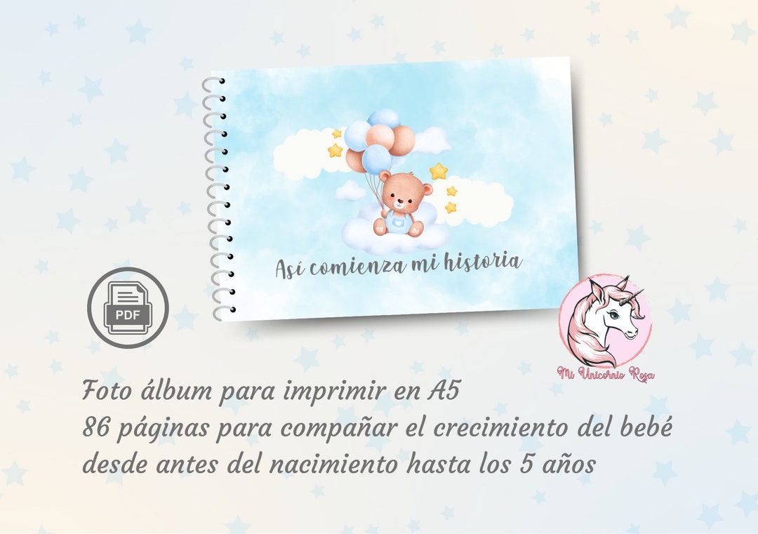 This is How My Story Begins A5/newborn/photo Album/baby Album/first ...