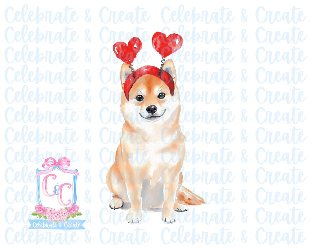Watercolor Shiba Inu Dog PNG Clipart Grandmillennial Doodles AI Drew ...