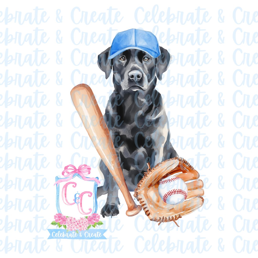 Lab Labrador Retriever (3) Watercolor PNG Clipart Clip Art Baseball Dog ...