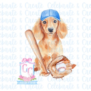 Dachshund (3) Watercolor PNG Clipart Clip Art Baseball Dog Dogs Puppy ...