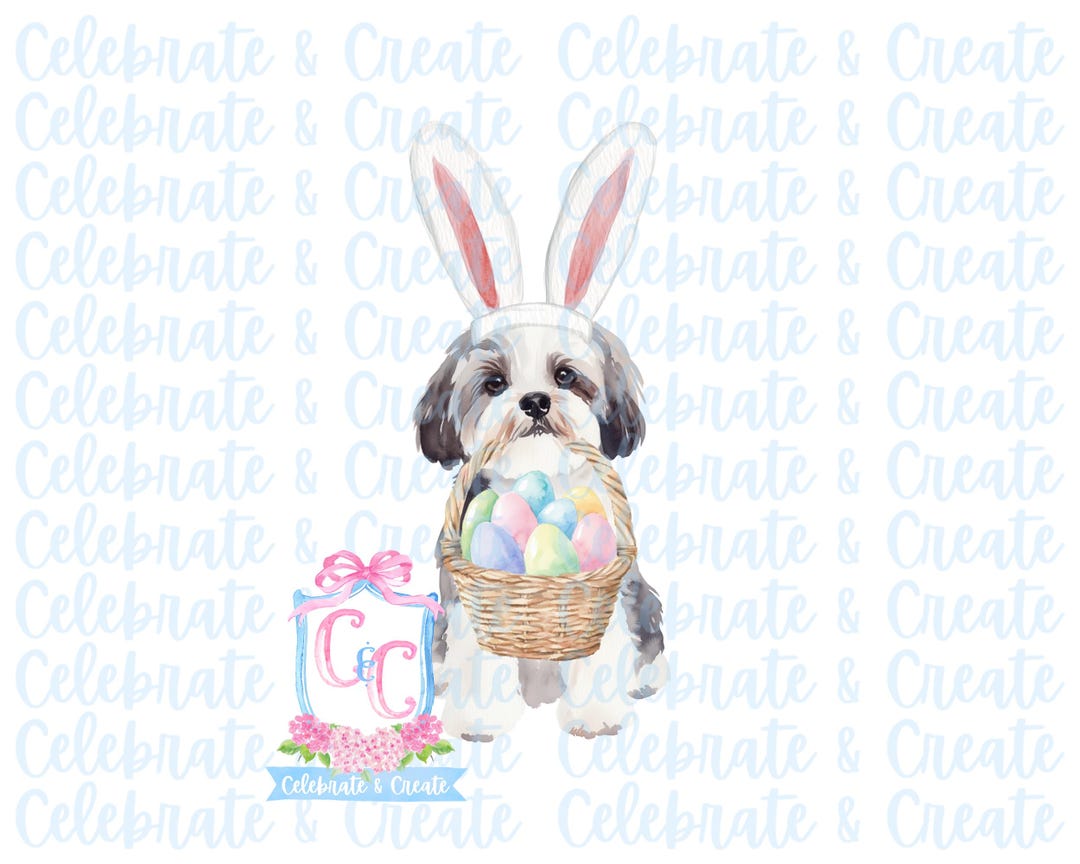 Shih Tzu Maltese Watercolor Dog Puppy PNG Clip Art Clipart ...