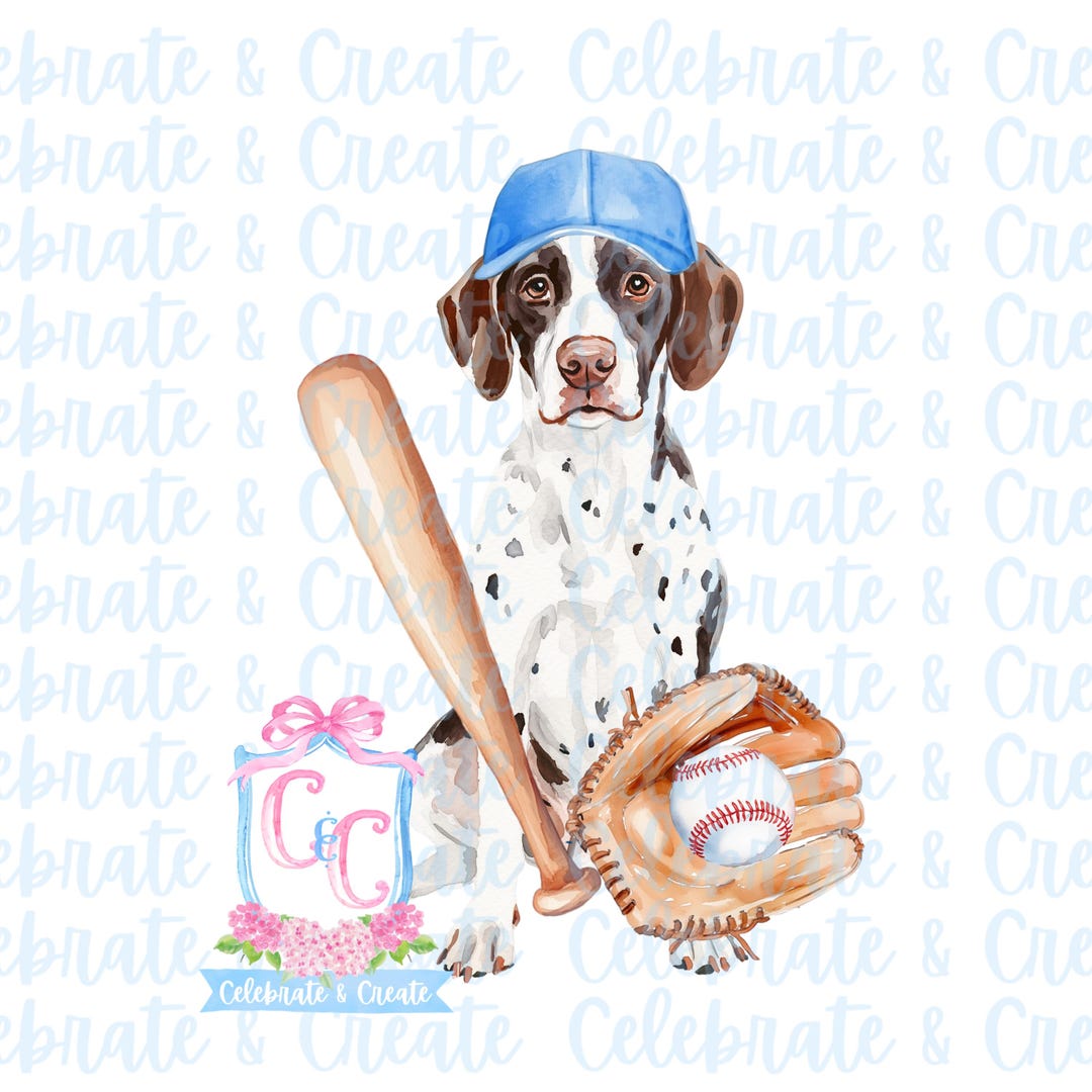 German Shorthaired Pointer GSP Watercolor PNG Clipart Clip Art Baseball ...
