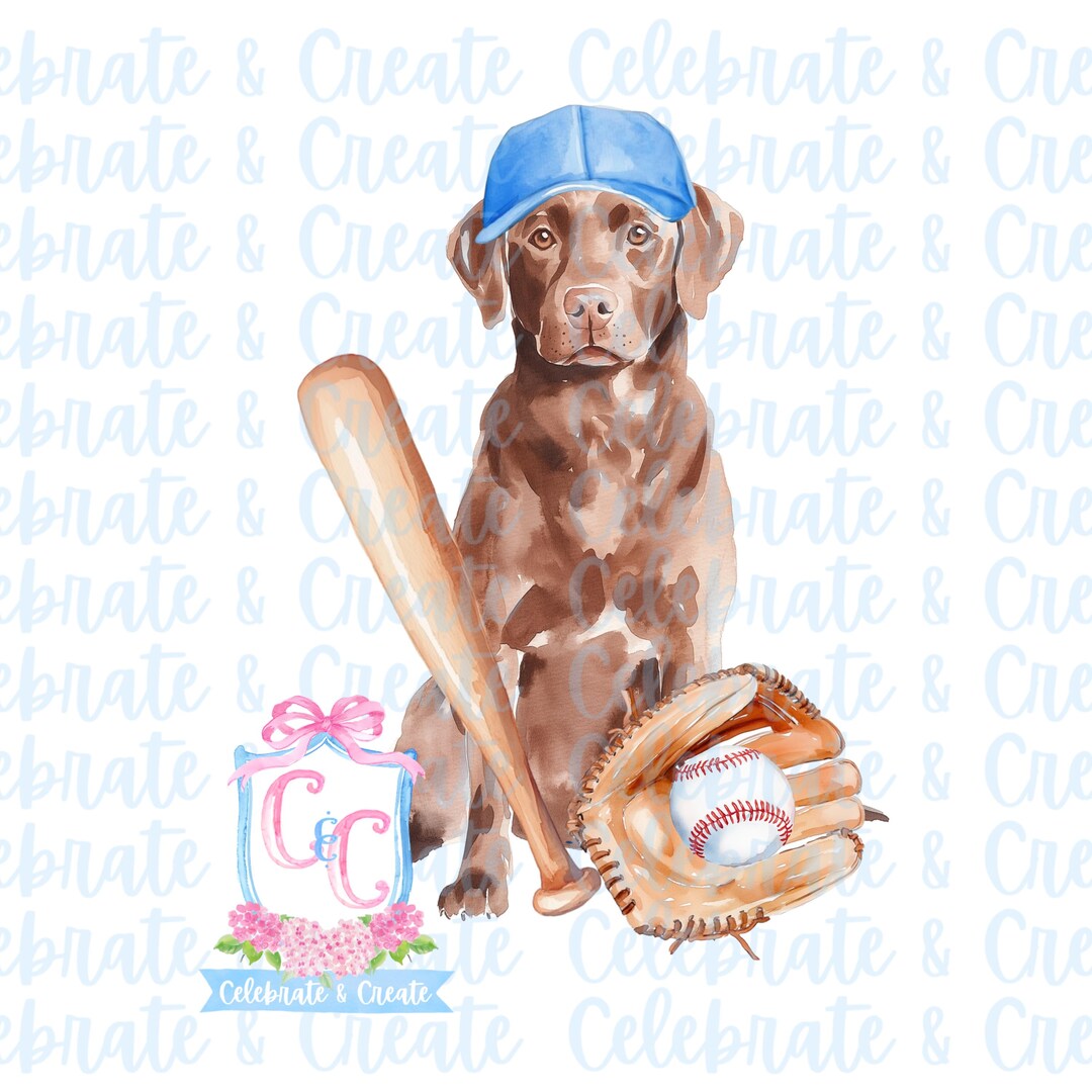 Lab Labrador Retriever (2) Watercolor PNG Clipart Clip Art Baseball Dog ...