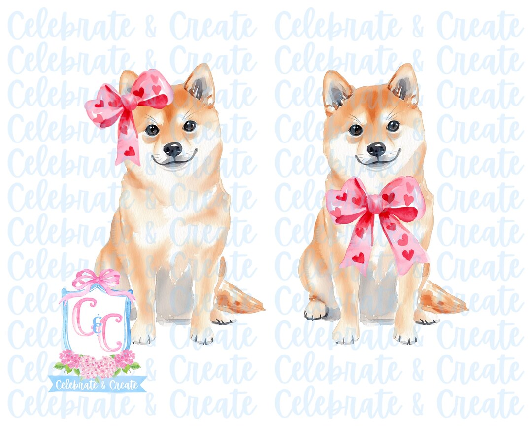 Watercolor Shiba Inu Dog PNG Clipart Grandmillennial Doodles AI Drew ...