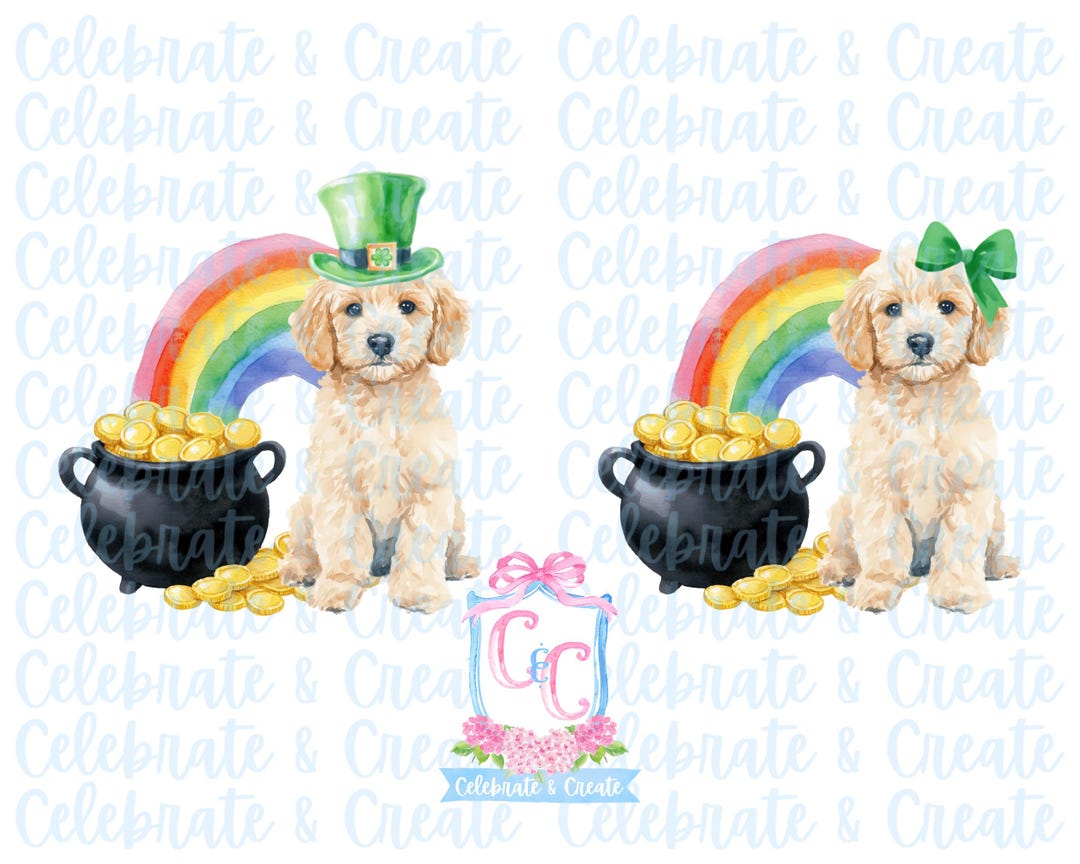 Cavapoo Golden Doodle Goldendoodle Labradoodle Watercolor Dog Puppy PNG ...