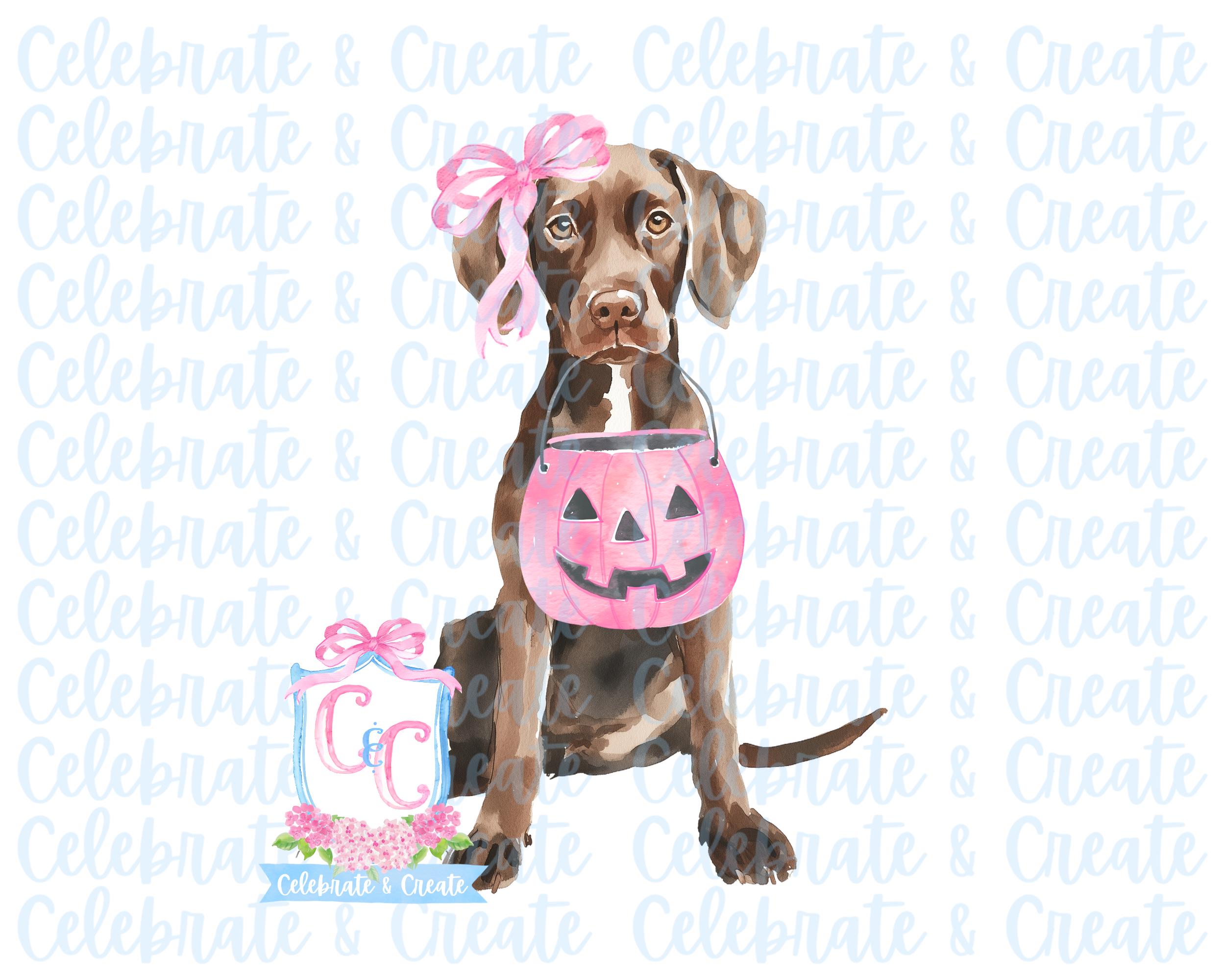 Watercolor Set of 3 Halloween GSP German Short Haired Pointer Dog Puppy ...