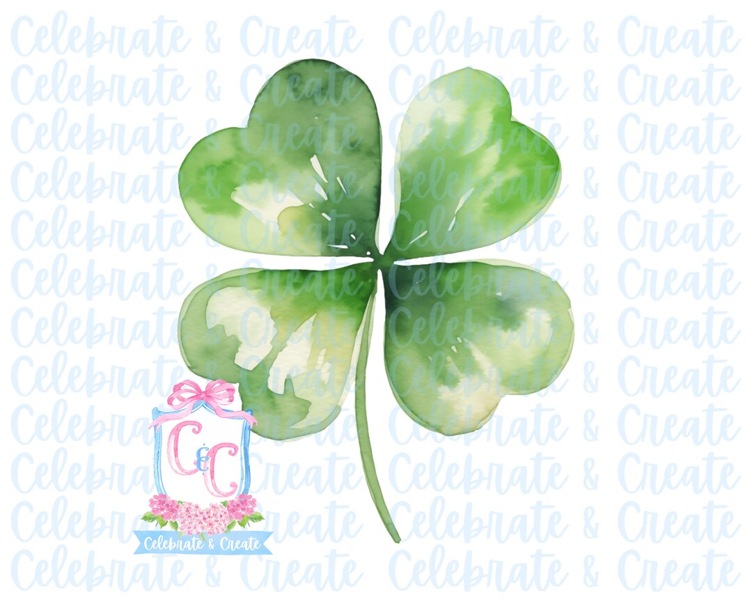 Watercolor Shamrock Four Leaf Clover PNG Clipart Clip Art Invitation ...