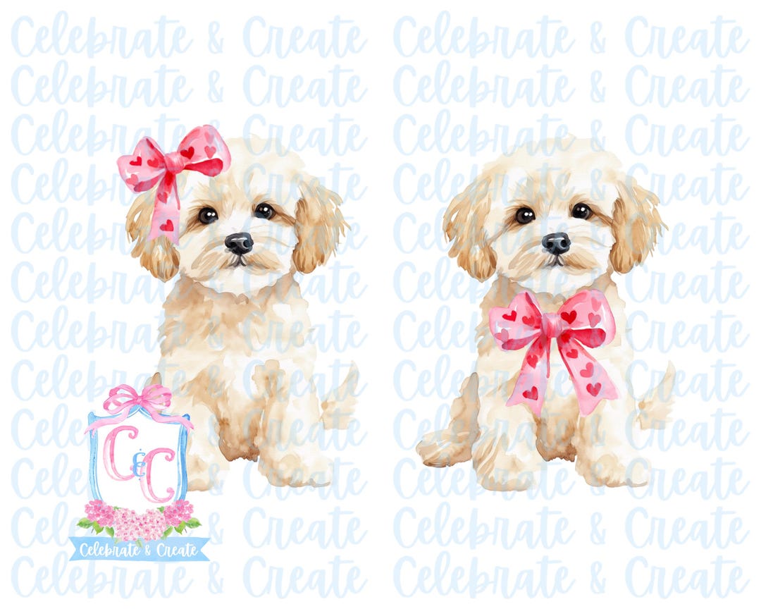Watercolor Shih Tzu Maltese Maltipoo Cavapoo Dog PNG Clipart ...