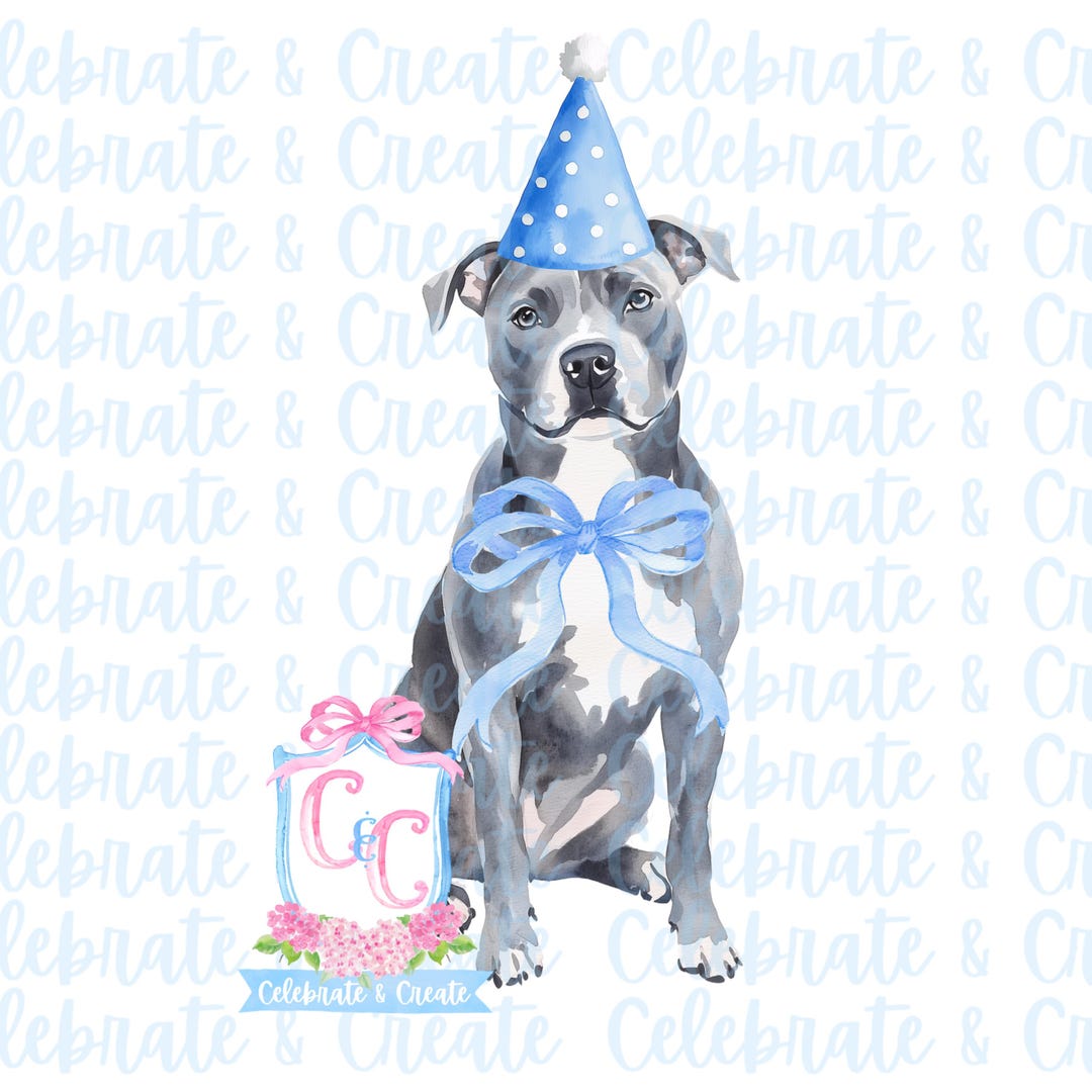 Pitbull Pit Bull Bully (3) Watercolor Dog Puppy PNG Clip Art Clipart ...