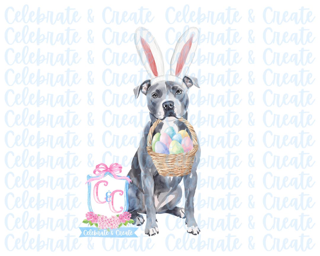 Pitbull Pit Bull Bully Watercolor Dog Puppy PNG Clip Art Clipart ...