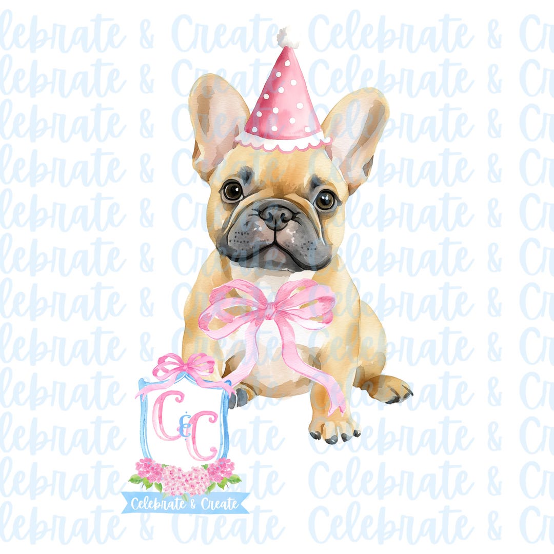 French Bulldog Frenchie Bull Watercolor Dog Puppy PNG Clip Art Clipart ...