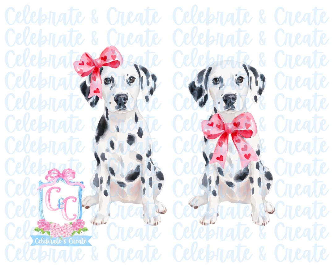 Watercolor Dalmatian Dog PNG Clipart Grandmillennial Doodles AI Drew ...