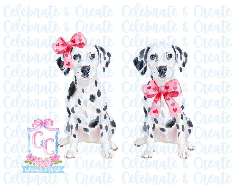 Watercolor Dalmatian Dog PNG Clipart Grandmillennial Doodles AI Drew ...