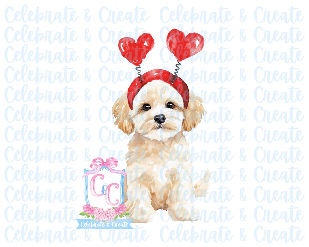 Watercolor Shih Tzu Maltese Maltipoo Cavapoo Dog PNG Clipart ...