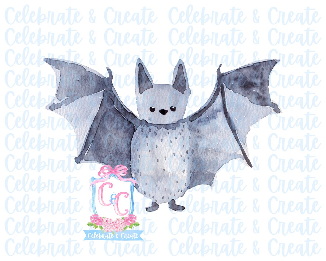 Watercolor Halloween Bat PNG Clipart Clip Art Invitation Sublimation ...