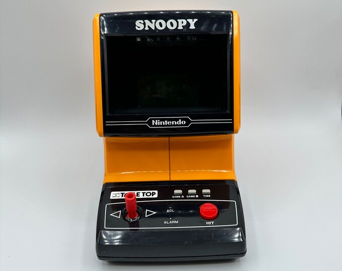 RARE Vintage Nintendo Snoopy Table Top Arcade Game, 1983, WORKS - Etsy