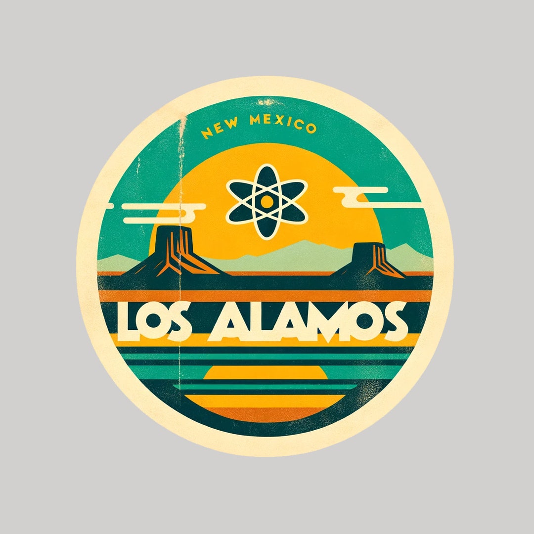 Los Alamos, New Mexico Sticker, 3x3 In. - Etsy